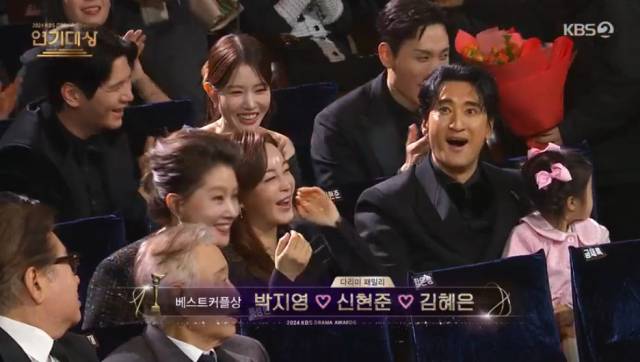 신현준, 막내딸 안고 있다 깜짝 "아빠랑 안 떨어진다 울어서" [2024 KBS 연기대상]