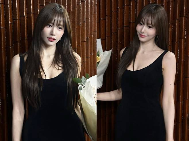 한보름 원피스 하나로 슬림 여리여리 마네킹 미모 뽐낸 민소매 여신룩 뷰티는 내운명