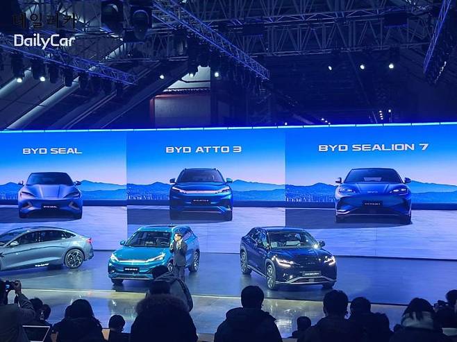 Byd 아토3·씰·씨라이언7 3개 모델 투입한국시장 공략 데일리카