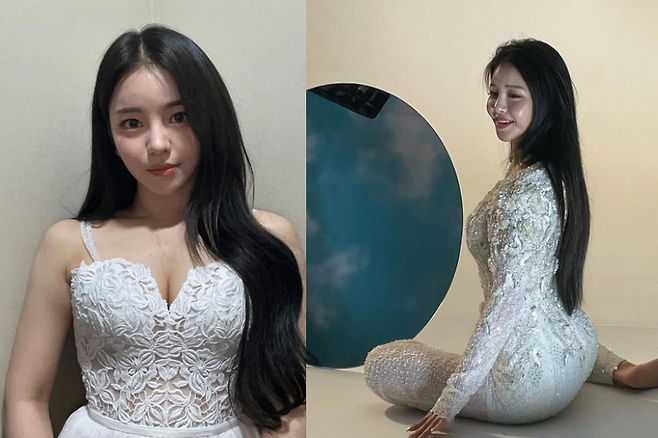 여신같아화이트 드레스 입고 너무 예뻐 난리난 여가수화이트드레스룩 어썸클