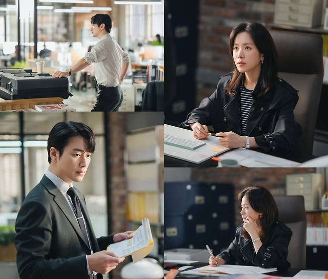 ‘나의 완벽한 비서 한지민은 지금 ♥이준혁 미모 염탐 중