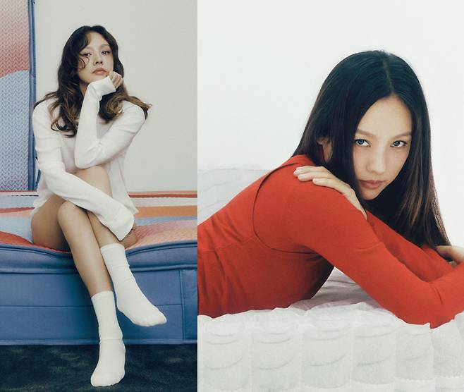이효리 시대를 초월한 스타일 여왕 순백 니트 레드 타이즈로 독보적 존재감 뷰티는 내운명