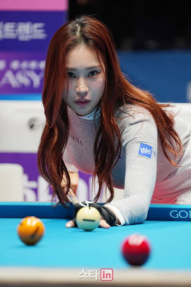 오늘은 당구 여신 유현주2연속 3쿠션에 모두 깜짝