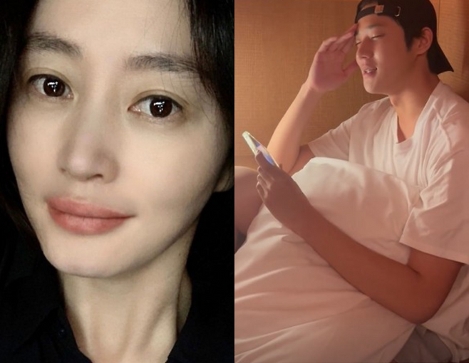 김혜수가 명절도 같이 보내고 호캉스도하고 공개적으로 애정 드러낸 남자배우 스포엔 뉴세이