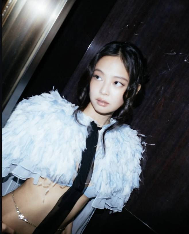 블랙핑크 제니 파리 샤넬쇼가 발칵 너무 과감한 크롭탑 시스루 케이프룩 뷰티는 내운명