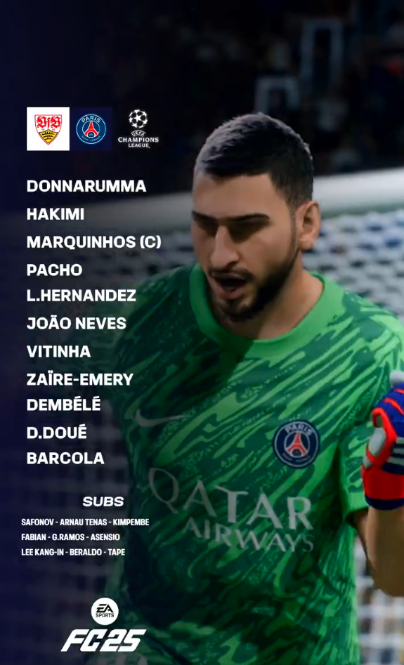 [ucl.review] 아깝다! 이강인 극장골 찬스 무산...'뎀벨레 해트트릭' PSG, 슈투트가르트에 4-1 승리→16강 PO행