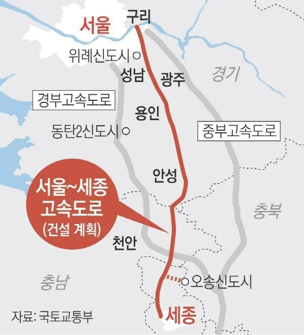 산업도시 천안 서울 세종 고속도로 개통으로 산업단지 입지 전국 최고 된다