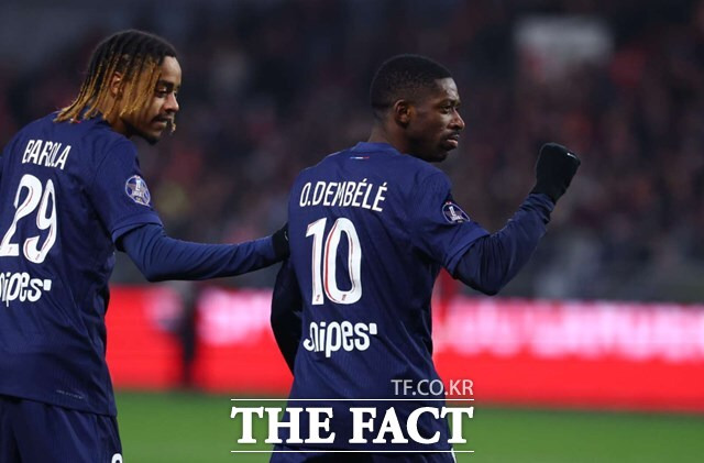 이강인 환상 턴 도움 뎀벨레 해트트릭 완성psg 5 2 브레스트