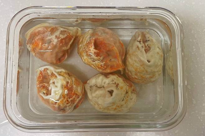 냉동만두에 물을 부어보세요 효과에 온 가족이 칭찬하네요~ 쏙쏙팁