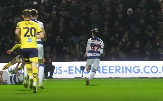 '토트넘 스타' 양민혁 맛이 참 달구나...임대 후 4G 뛴 신입 '직캠' 만든 QPR, 열일하네!