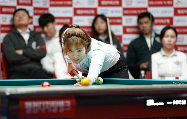 당구여제 김가영 2승 맹활약‘벼랑 끝 기사회생 하나카드 Pba 팀리그 Po 2연패 뒤 ‘귀중한 1승
