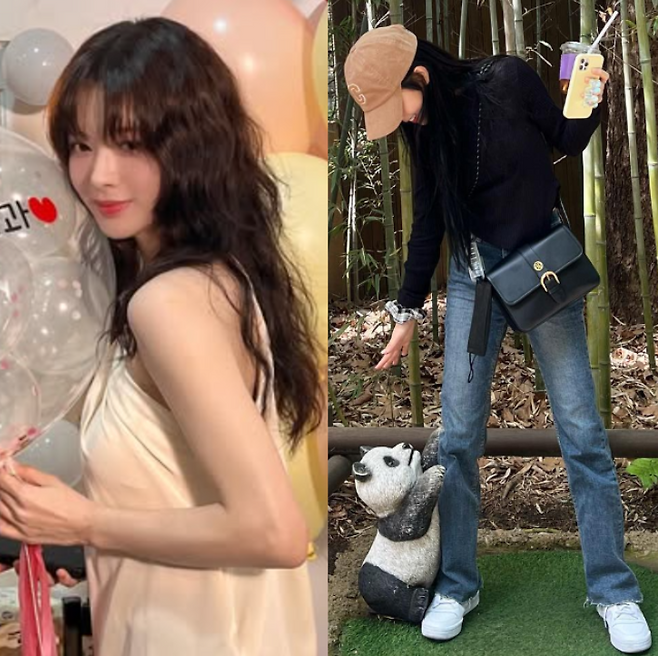 165cm 39kg 제대로 뼈말라핏 가진 대세 여배우 일상룩 | 패션룸