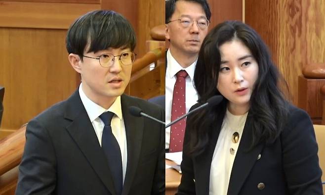 80년대생 황영민·김계리‘극과 극 탄핵심판 변론