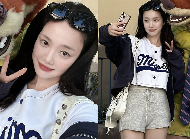 견미리 딸이유비 숏팬츠에 크롭티 입고 우월한 8등신 비율 스타픽