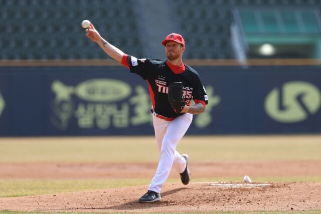 KIA 올러 154km+슬러브로 7이닝 KKKK…공포의 3선발? 우→좌→우→좌→우→V13 레이스 ‘든든’