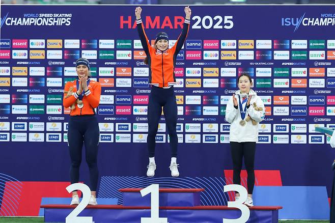동계 Ag 2관왕→세계선수권 동메달까지시즌 돌아본 김민선 홀가분한 마음 올림픽 목표는 금메달”