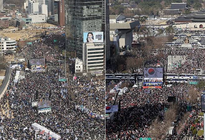 여야 운명의 한주 앞두고 尹 파면·각하 촉구 막판 총력