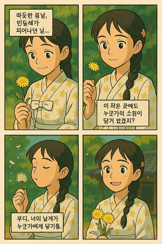 챗gpt) 지브리 스타일로 4컷만화 만들기 | 에펨코리아