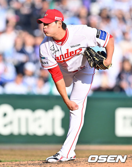 “1년 만에 폭풍 성장” SSG의 이유 있는 고공행진, ERA 0.00 클로저 있으매 [오!쎈 대구]