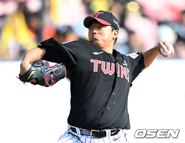 ‘70억 FA’ 부럽지 않은 5선발, '최강 선발' 한화 외인과 맞대결…이번에도 LG 연패 끊는 구세주 될까