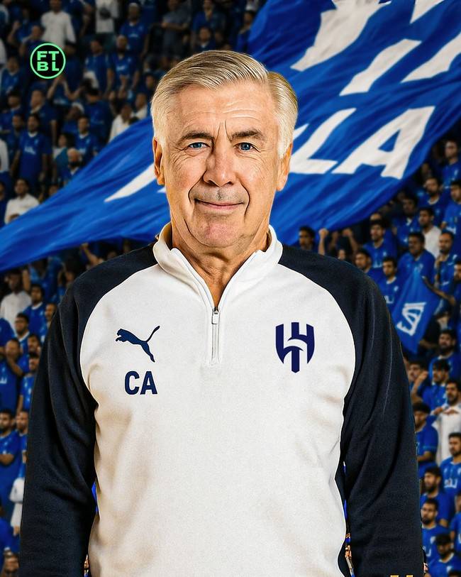 '광주전 7-0 대승' 알 힐랄, 안첼로티 데려온다! 연봉 무려 800억