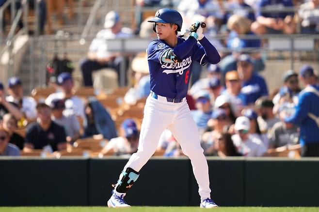 대수비→대주자→첫 선발 김혜성 Mlb 데뷔 타석 소화159kmh짜리 싱커에 우익수 뜬공