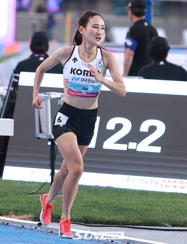 [구미육상] '또, 또 신기록' 조하림, 3000m 장애물만 7번째…"아직 한계는 아냐"