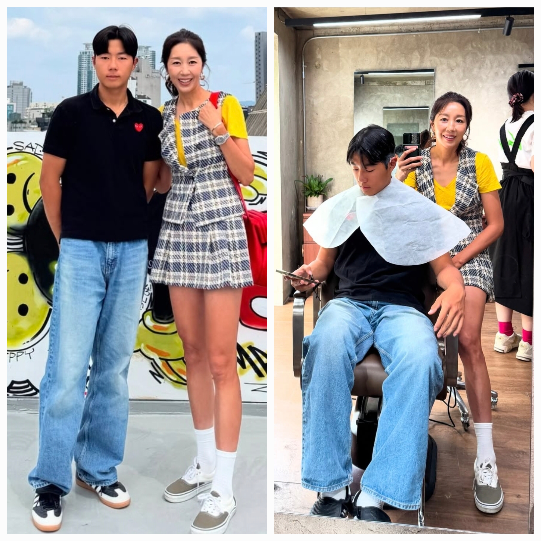‘윤종신♥ 전미라 子 라익 벌써 엄마보다 컸다 19살에도 ‘미용실 데이트