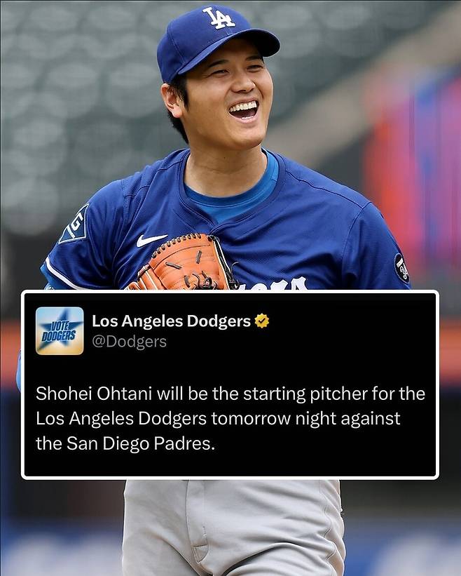 'MVP 굳히기' 홈런 1위 오타니, 투수 복귀 확정! 17일 SD전 선발 등판