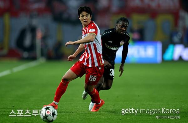 '설영우 징계 결장' 즈베즈다, 링컨에 5-1 대승…UCL 예선 3R 진출