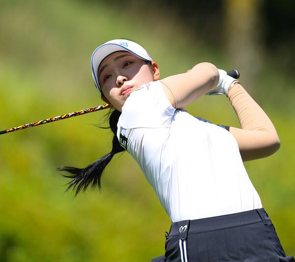 유현조 "지금까지 90.2점…이번 대회 우승으로 100점 채우고 싶어요" [KLPGA 오로라월드]