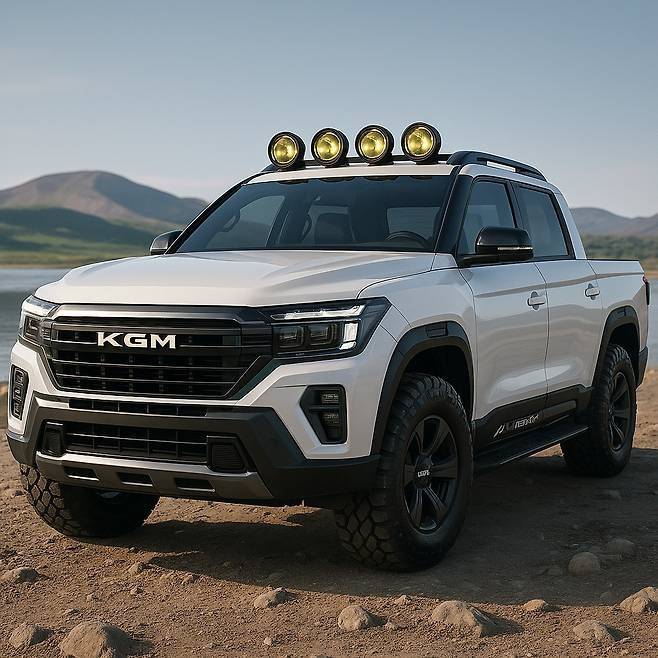 경악! KGM 신형 Q300 픽업, 타스만 끝장낸다 충격 선언! | 두맨카