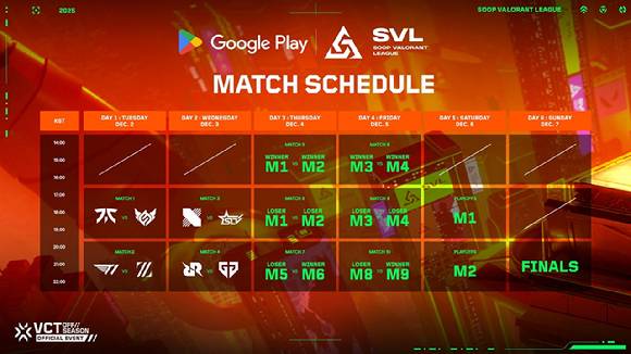 SOOP 'SVL 2025', 참가 팀 확정…개막전 매치업 발표